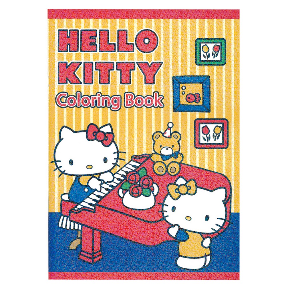 hello kitty characters coloring book